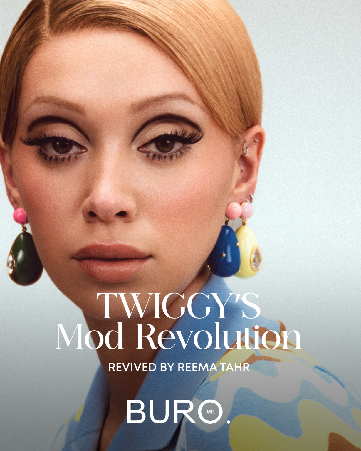 TWIGGY’S MOD REVOLUTION, REVIVED BY REEMA TAHR AND CREATED BY BURO FOR WOMEN’S DAY. - Buro 24/7