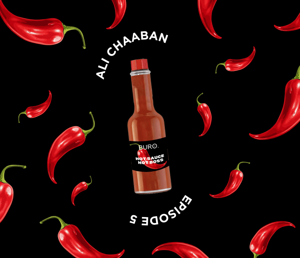 THE ARTIST IS FLAMING: ALI CHA’ABAN GETS SAUCY ON EPISODE 5 OF #HOTSAUCEHOTBOSS.